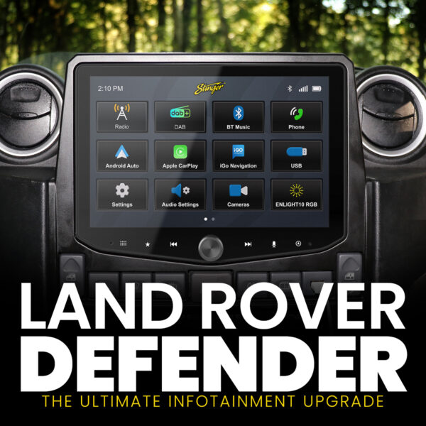 LAND ROVER DEFENDER 10-INCH STEREO